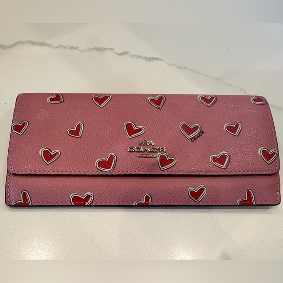 Coach | Bags | Nwot Coach Graffiti Hearts Wallet | Poshmark